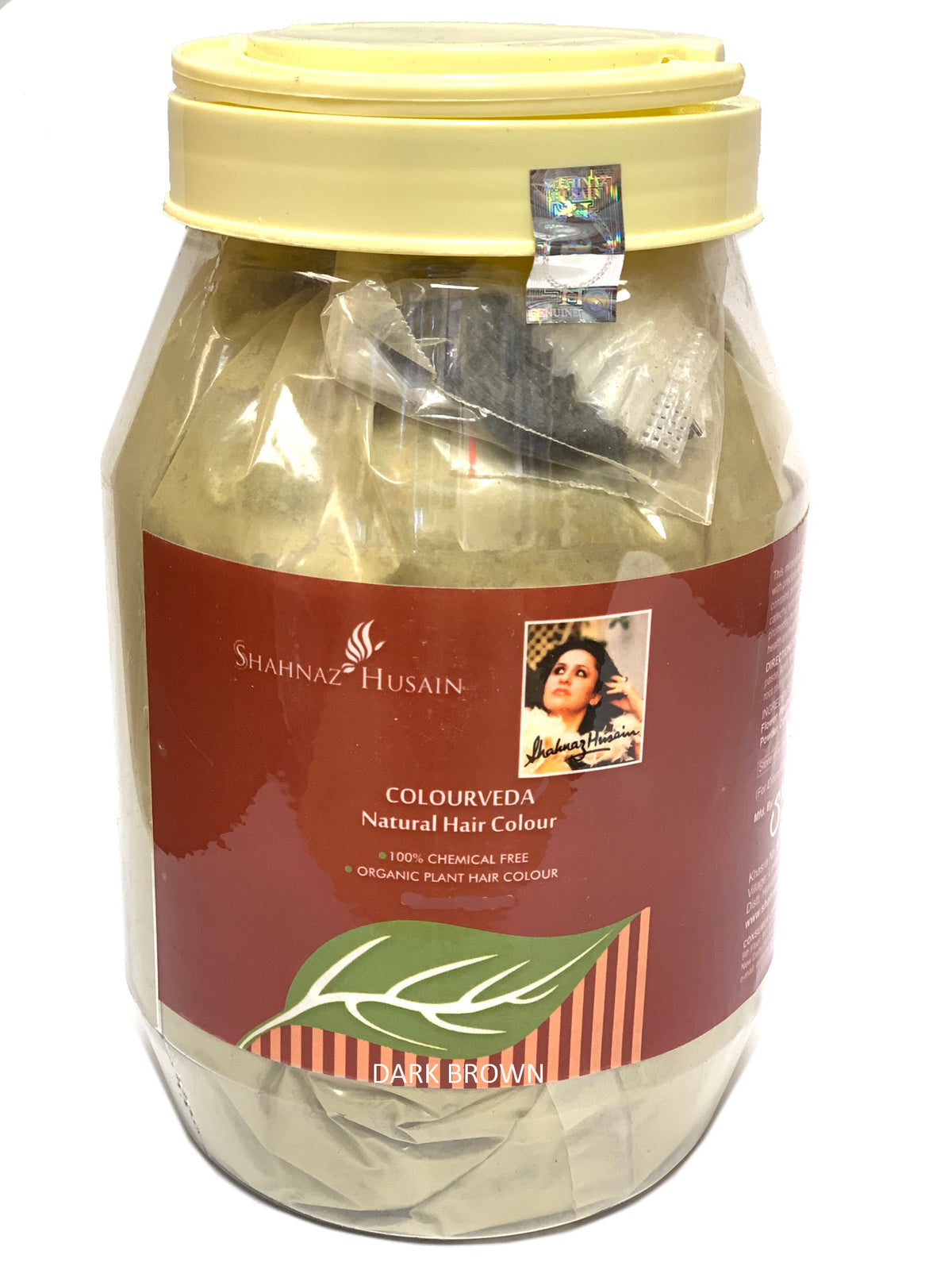 Shahnaz Husain Colourveda Organic Henna Hair Dye Dark Brown Color 1000